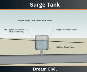 Surge Tanks | Location, Uses & Types of Surge Tank - Dream Civil