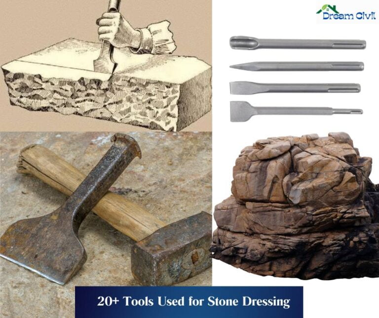 20+ Tools Used for Stone Dressing: With Images and Uses - Dream Civil