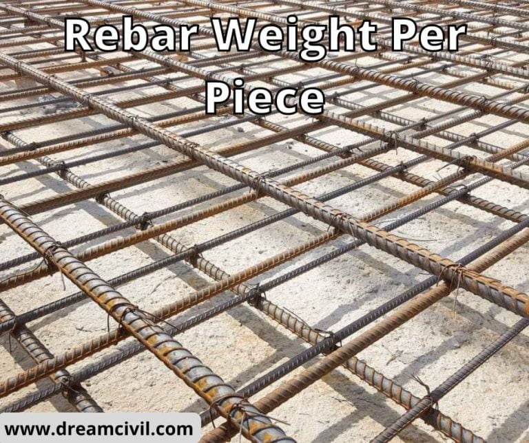 Rebar Weight Per Piece | Calculation of Rod or Steel Bar Weight Per ...