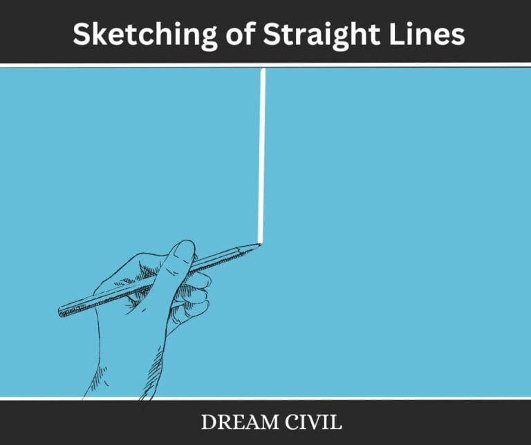 Free Hand Sketching : Importance, Principle & Method of Sketching Lines ...